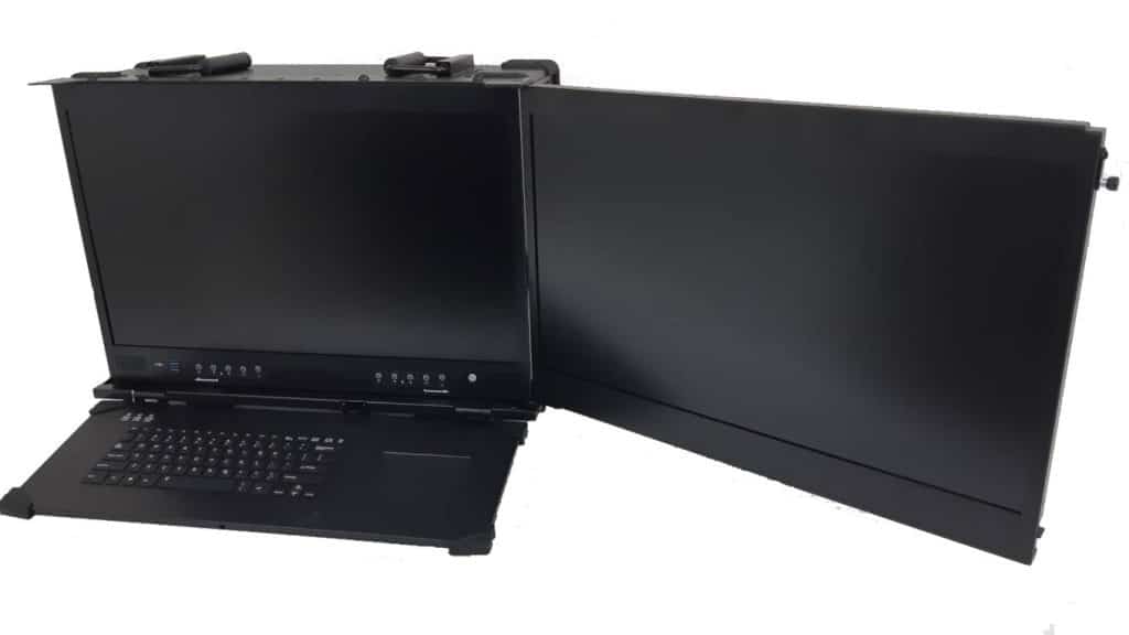 Dual Screen Transportable Workstation – Cots