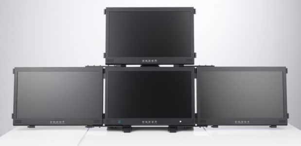 Quad display portable workstation – Cots